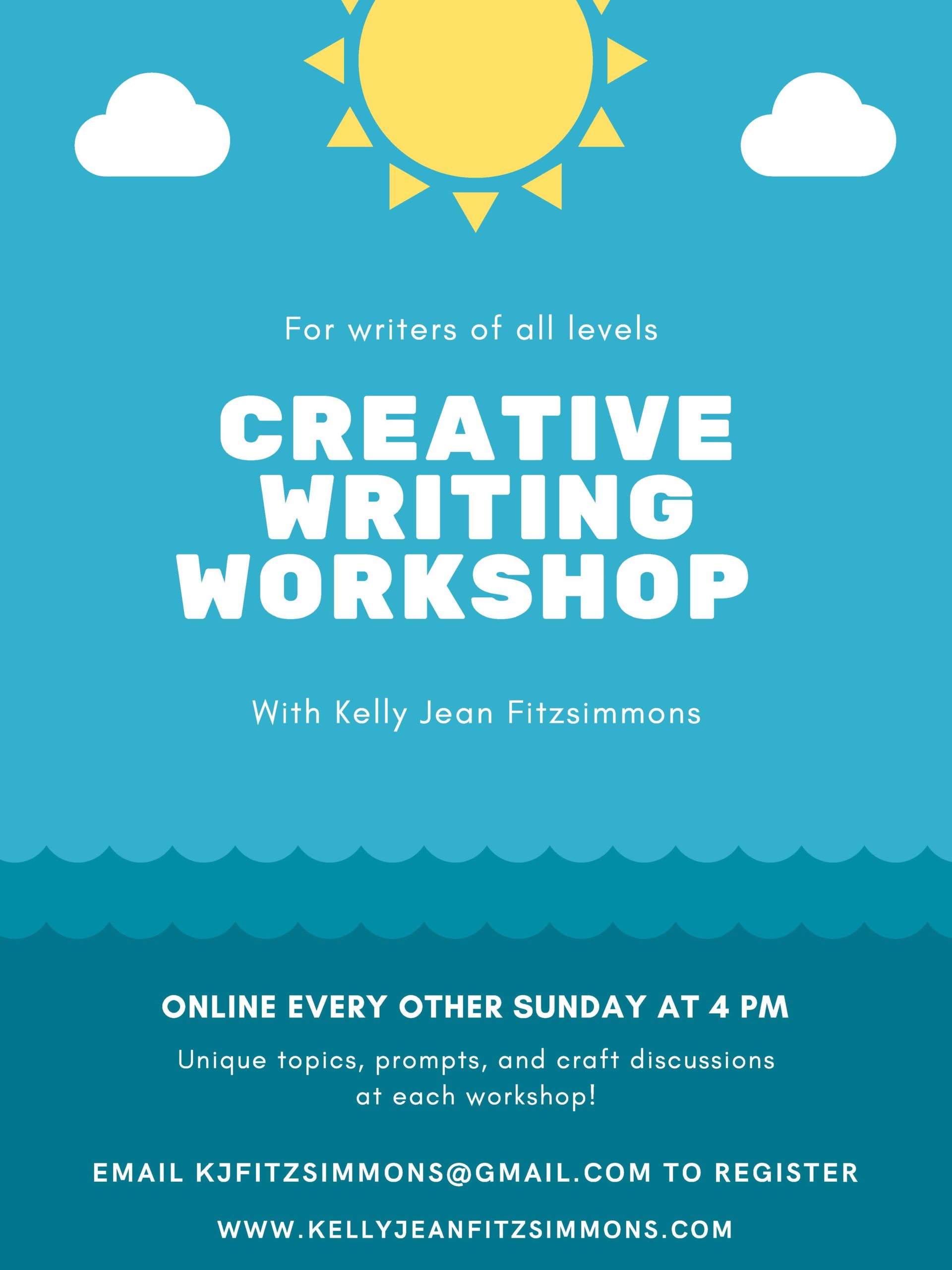 Online Creative Writing Workshops Continue | Kelly Jean Fitzsimmons